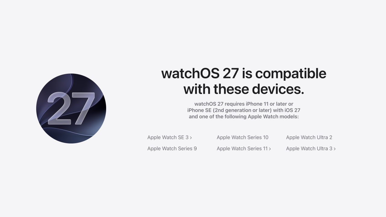watchOS 27 Supported Devices: Full List of Compatible Apple Watches ...