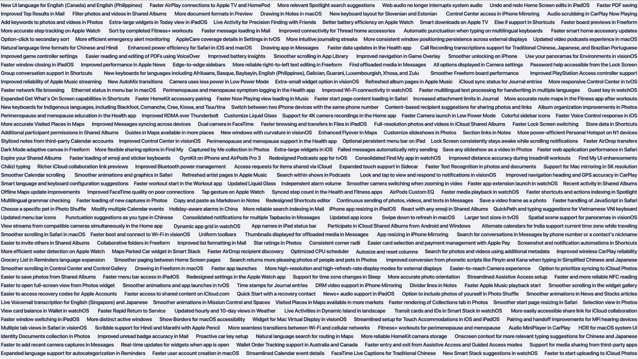 Here Are the 263 New Features Revealed in Apple's Massive WWDC 2026 ...