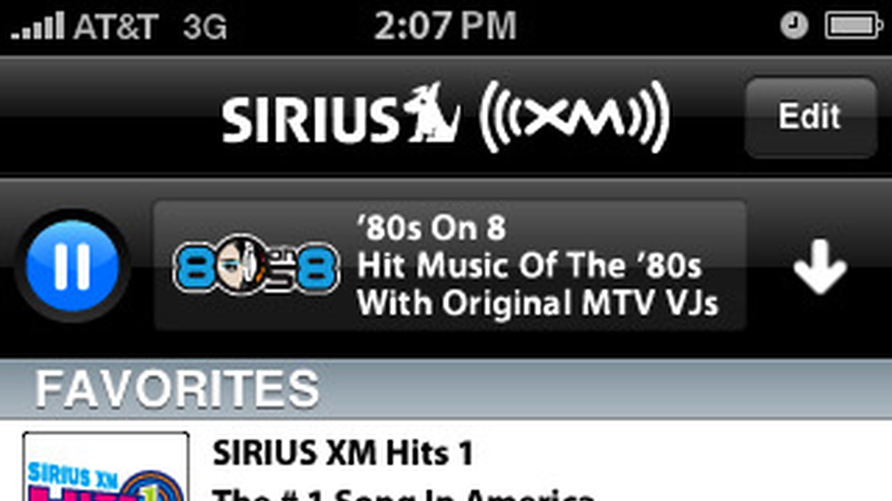 SIRIUS XM for iPhone Adds Background Listening - iClarified