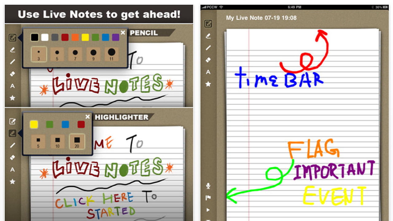 Live Notes 1.0 Released for iPad - iClarified