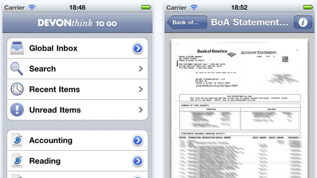 DEVONthink To Go 1.0 Released - iClarified