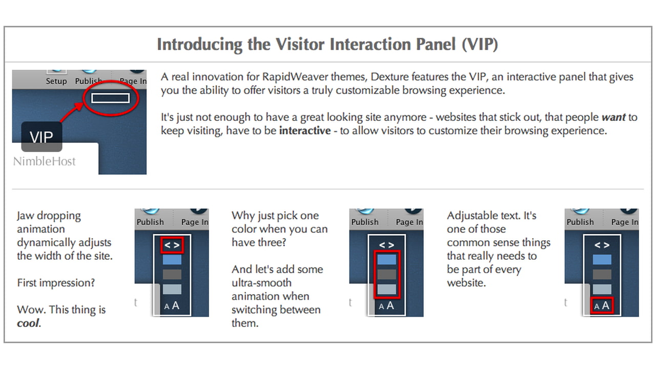 Interactive RapidWeaver Theme Released - iClarified