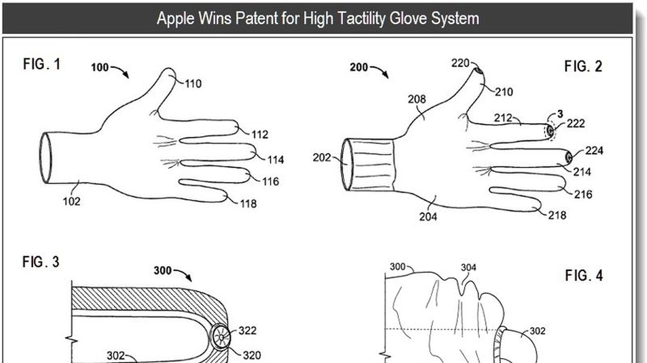 Apple Patents Gloves for Touchscreen Use - iClarified