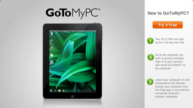 GoToMyPC Remote Desktop App Released for the iPad - iClarified
