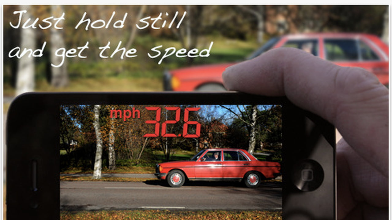 measuring speed on iphone