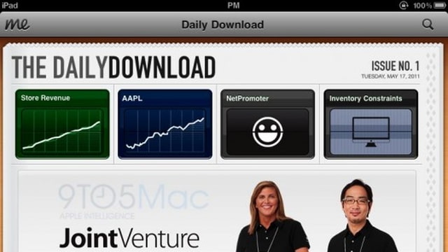 Screenshots of Apple's New Internal Daily Newspaper for Retail ...