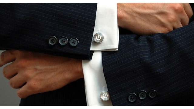 Adafruit iCufflinks Are Apple Power Buttons With Pulsating LEDs [Video ...