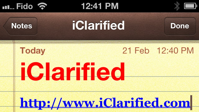 Tweak Adds Rich Text Support to the iOS Notes App - iClarified