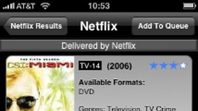 i.TV v1.1 Adds Netflix Queue Manangement - iClarified