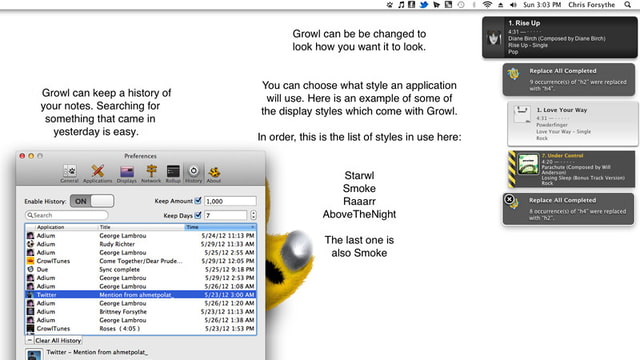 Growl Notification System for Mac Gets a Big Update - iClarified
