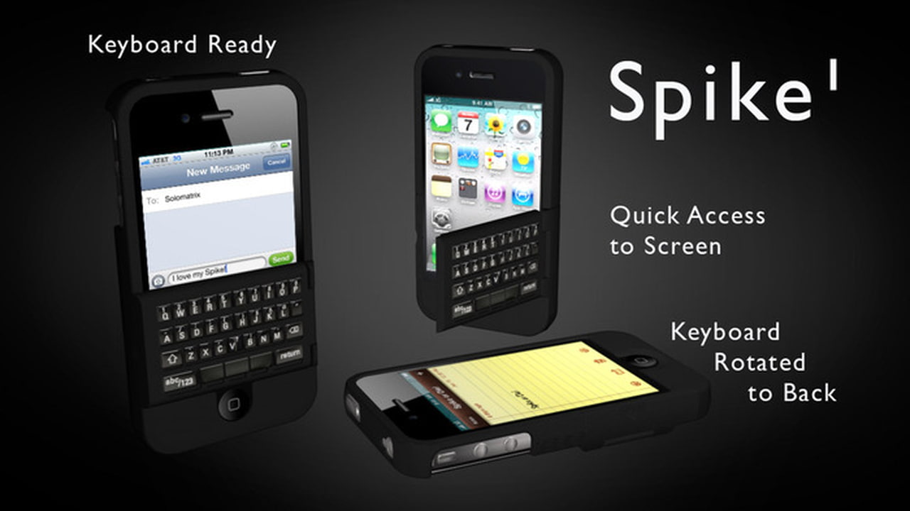 Spike Protective Case Adds a Real Keyboard to Your iPhone [Video ...