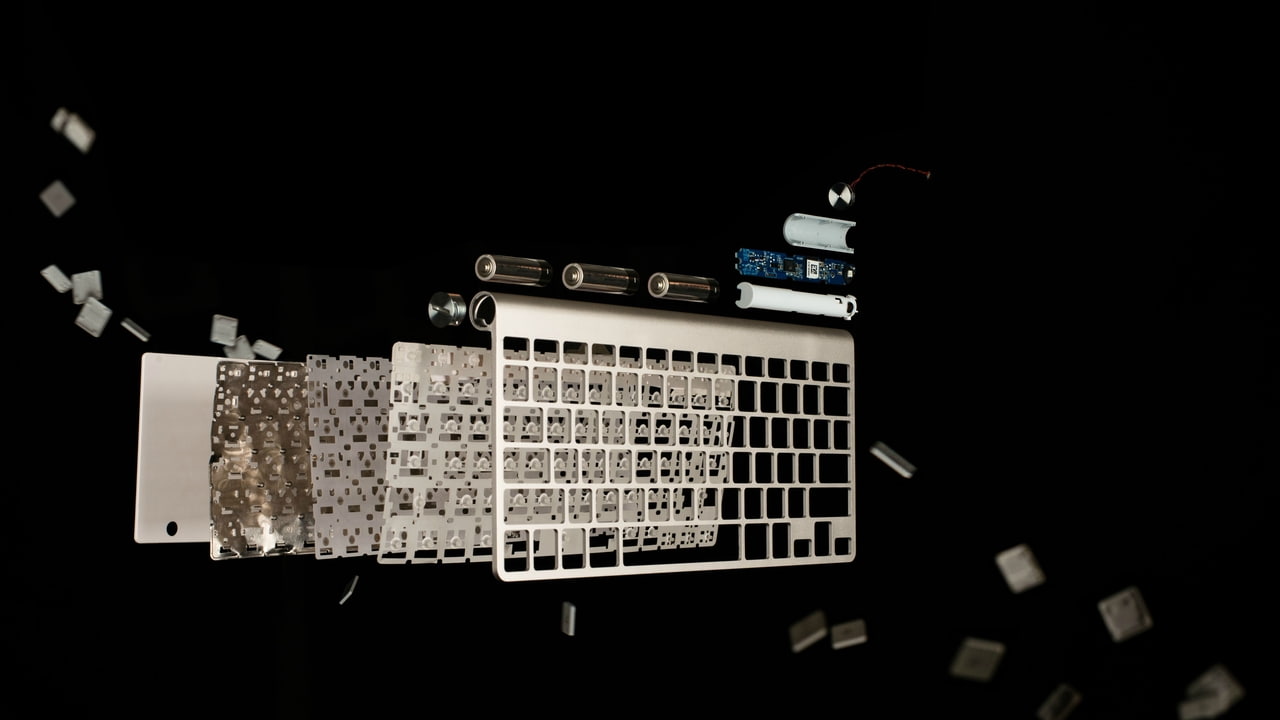 Exploded View of the Apple Wireless Keyboard [Image] - iClarified