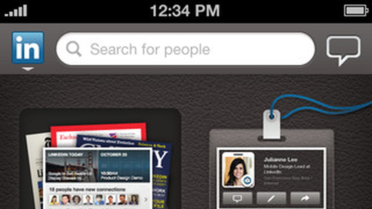 LinkedIn App Gets Updated With Push Notifications - iClarified