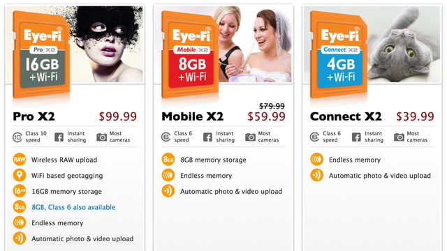 Eye-Fi Unveils 16GB Wireless Memory Card - iClarified
