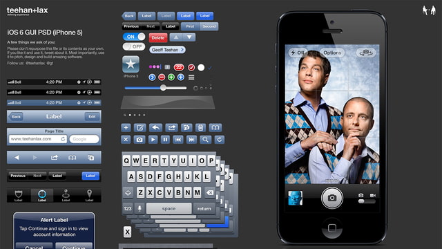 iPhone 5, iOS 6 GUI PSD Available to Download - iClarified