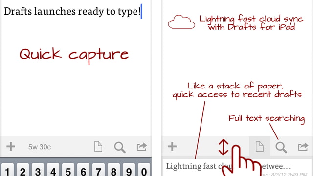 Drafts for iOS Gets Updated With New Share Actions - iClarified