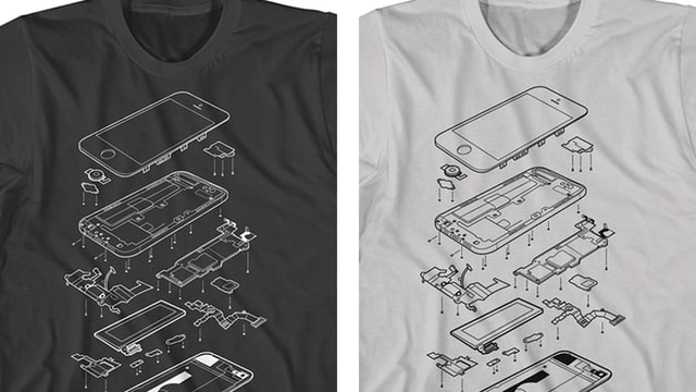 T-Shirt Features Exploded iPhone 5 Design - iClarified