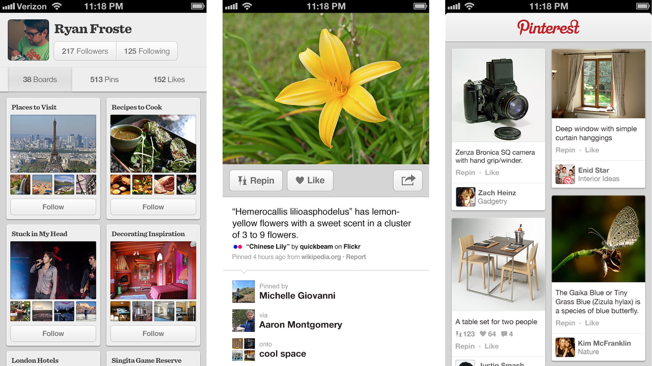 Pinterest App Updated to Let You Edit Boards, Create Secret Boards ...