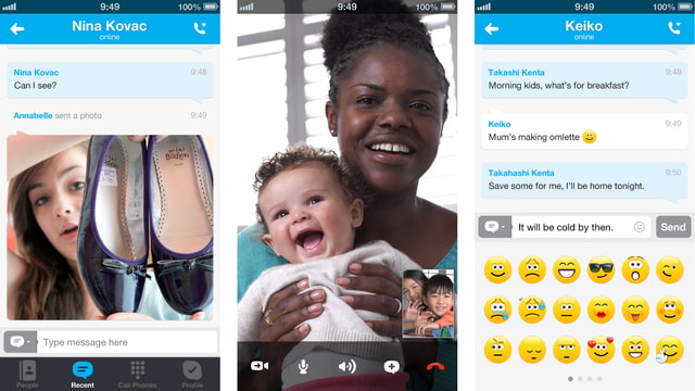 Skype for iOS Can Now Chat With Messenger, Hotmail, Outlook Contacts ...
