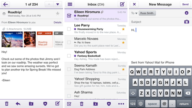 Yahoo Releases Yahoo! Mail App for the iPhone - iClarified