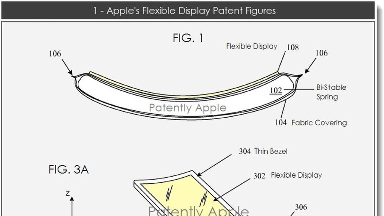 Apple Files Patent for Wearable Device With Flexible Display [iWatch ...