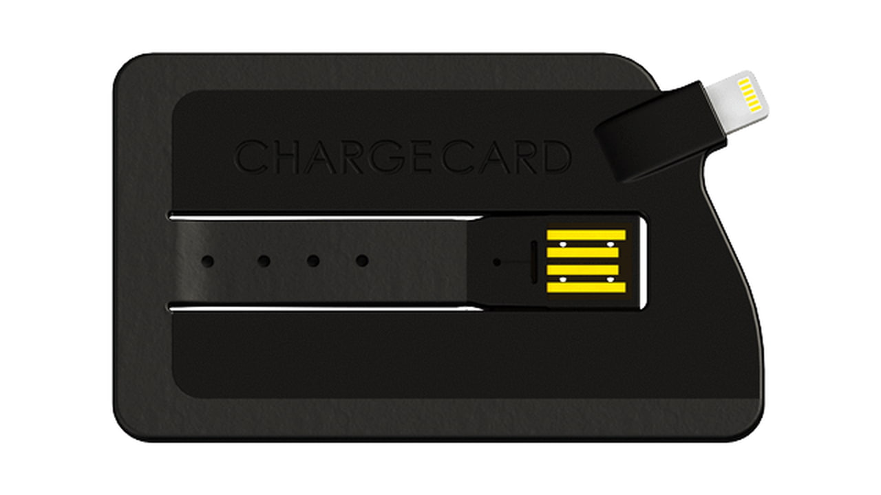 The ChargeCard Credit Card Sized iPhone 5 USB Cable is Now Available to ...