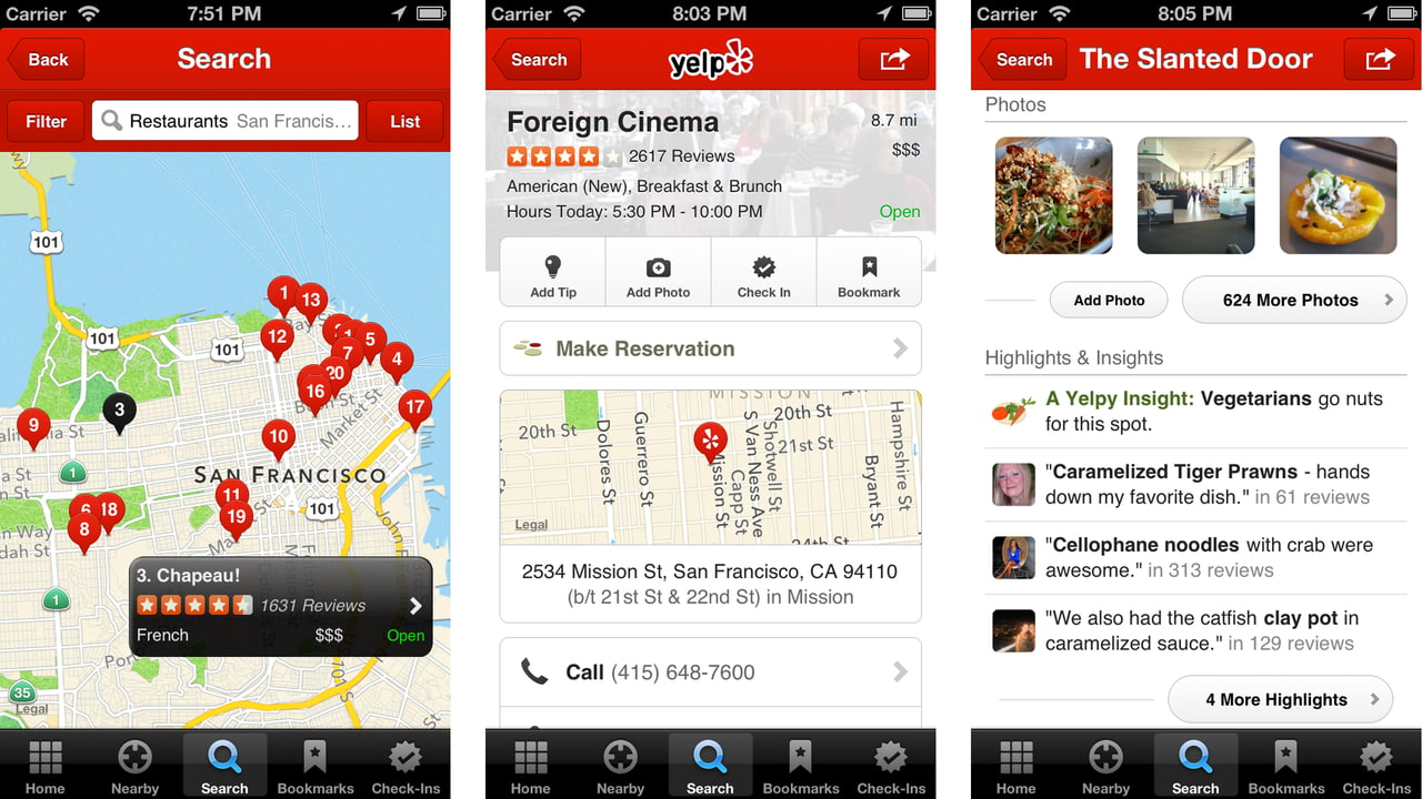 Yelp App Gets Improved iPad Business Page, Social Search, More - iClarified