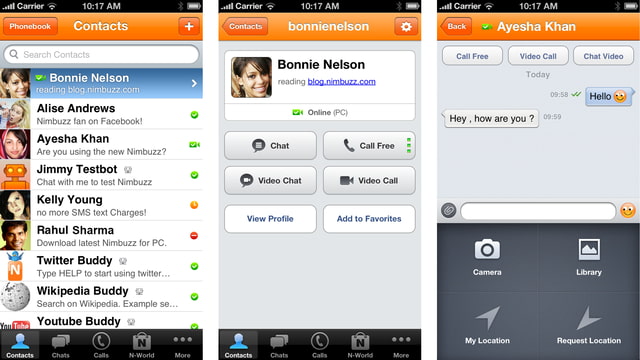 Nimbuzz Messenger for iOS Gets Group Chat - iClarified