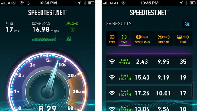 Speedtest.net App Gets Completely New Interface With iPhone 5 Support ...
