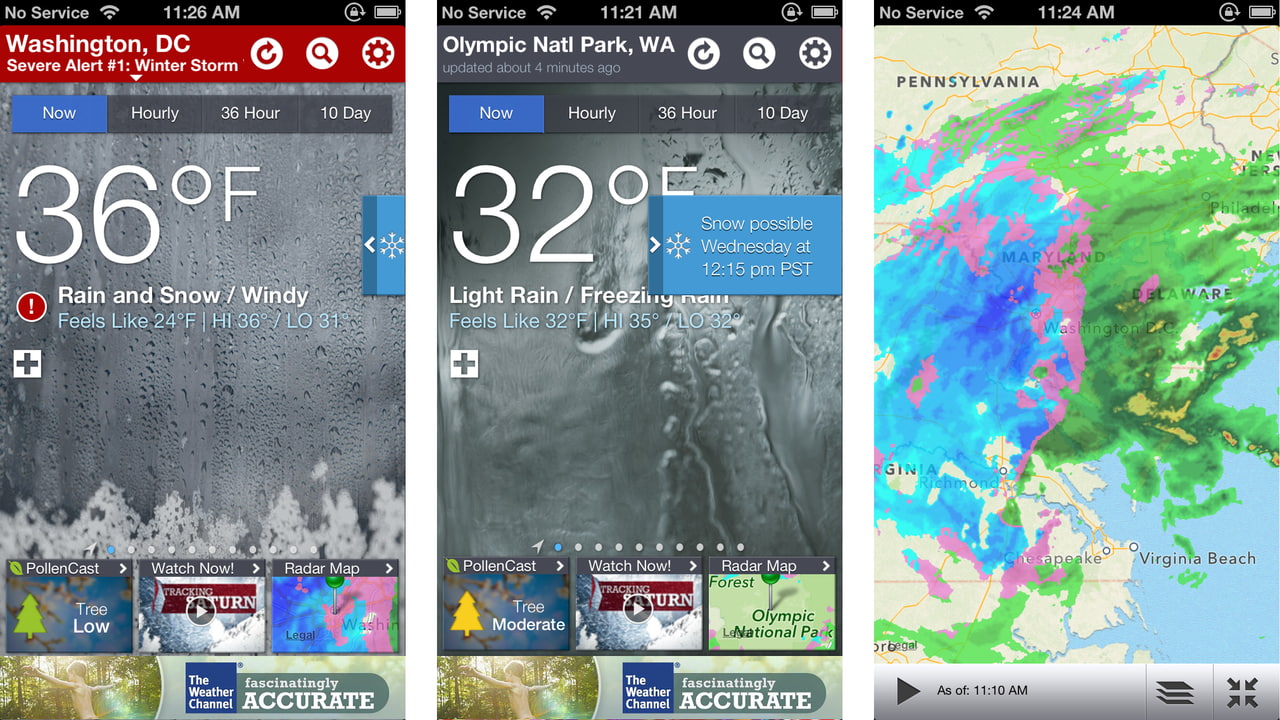 The Weather Channel App Gets Improved 15-Minute Forecasts - iClarified