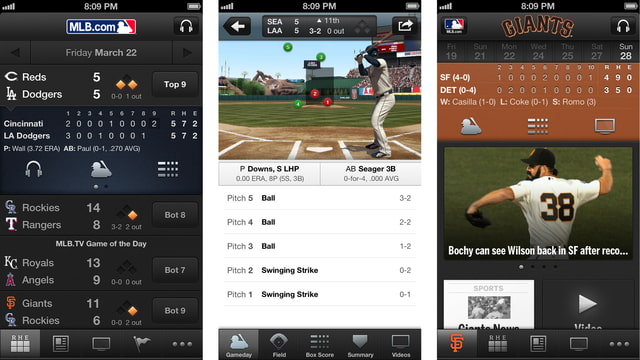 MLB.com At Bat Gets Improved Design, Live Audio Access, More - iClarified