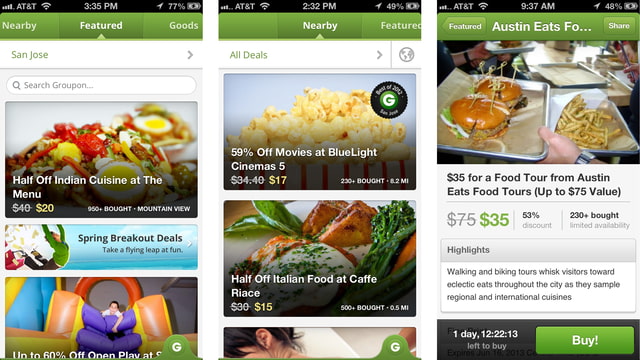 Groupon iPhone App Adds Search Everywhere, Easy Sign In and Sign Up ...