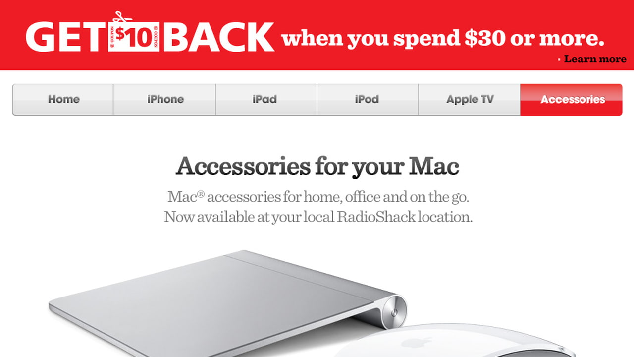 RadioShack is Now Selling Mac Accessories - iClarified