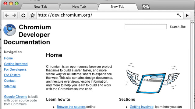 Early Screenshots of Google Chrome for Mac - iClarified