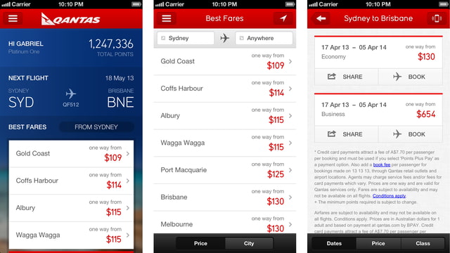 Qantas Airways Launches New App for iPhone With Passbook Support ...