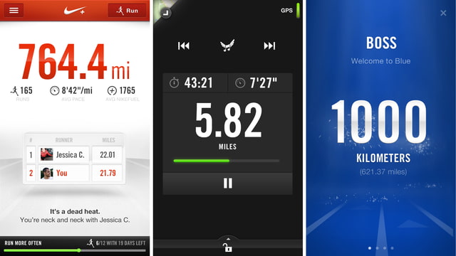 Nike+ Running App Gets Swipe to Lock Gesture, Run Level Based Screen ...