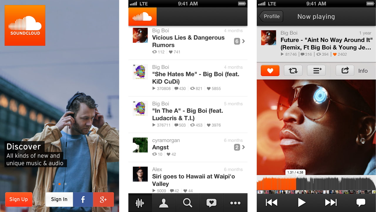 SoundCloud Updated With Google+ Sign In, Sharing, Restores AirPlay Icon ...