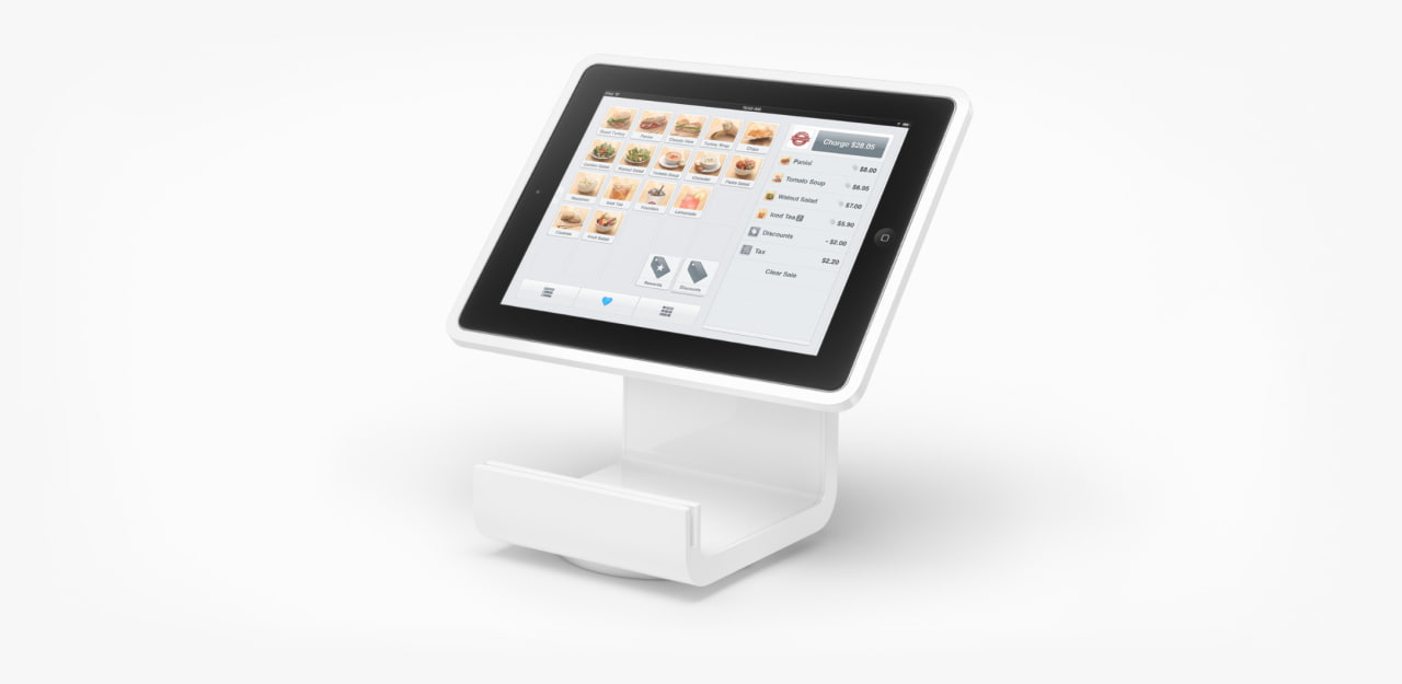 Square Unveils 'Square Stand' for iPad With Built-In Credit Card Reader ...