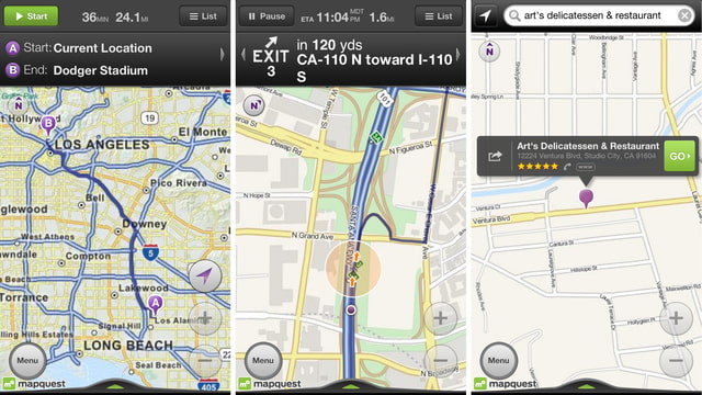 MapQuest App is Updated With Location Sharing - iClarified
