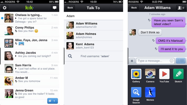Kik Messenger Gets Increased Message History, Improved Photo Sharing ...