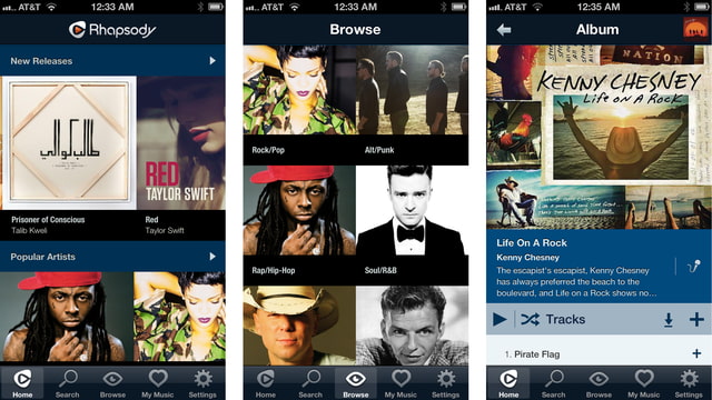 Rhapsody Releases Fully Redesigned iPhone App - iClarified