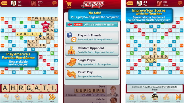 Scrabble for iPhone Now Supports Six Languages - iClarified