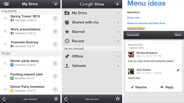 Google Drive App Now Lets You Swipe Through Images, Comment on Google ...