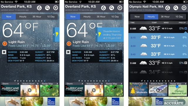 The Weather Channel App Gets Updated With New Travel Watch, Hurricane ...
