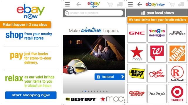 eBay Now App Gets Redesigned Shopping Experience - iClarified