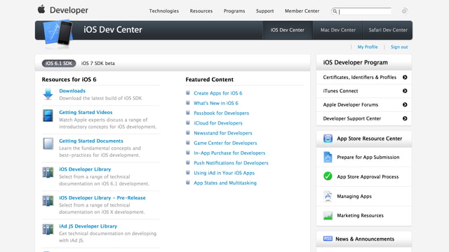 Apple Developer Center Back Online After a Week of Downtime - iClarified