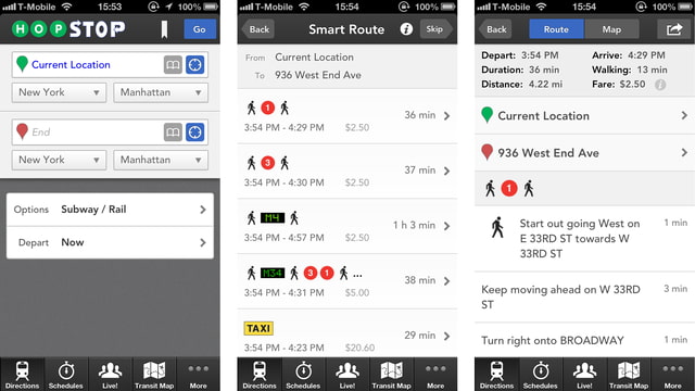 Apple Acquired HopStop App Gets Support for More Cities, Updated UI ...