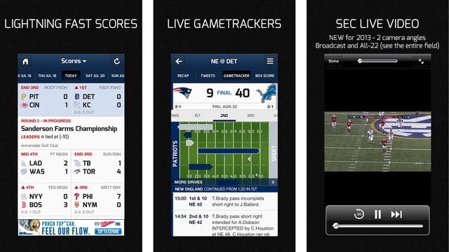 CBS Sports App Gets Football GameTracker, Power Rankings, Stat Leaders ...
