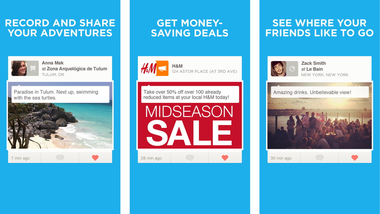 Foursquare App Gets Updated With New Design for iOS 7 - iClarified