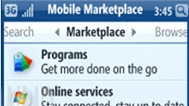 Windows Mobile 7 скриншоты с изображением Windows Mobile Marketplace ...